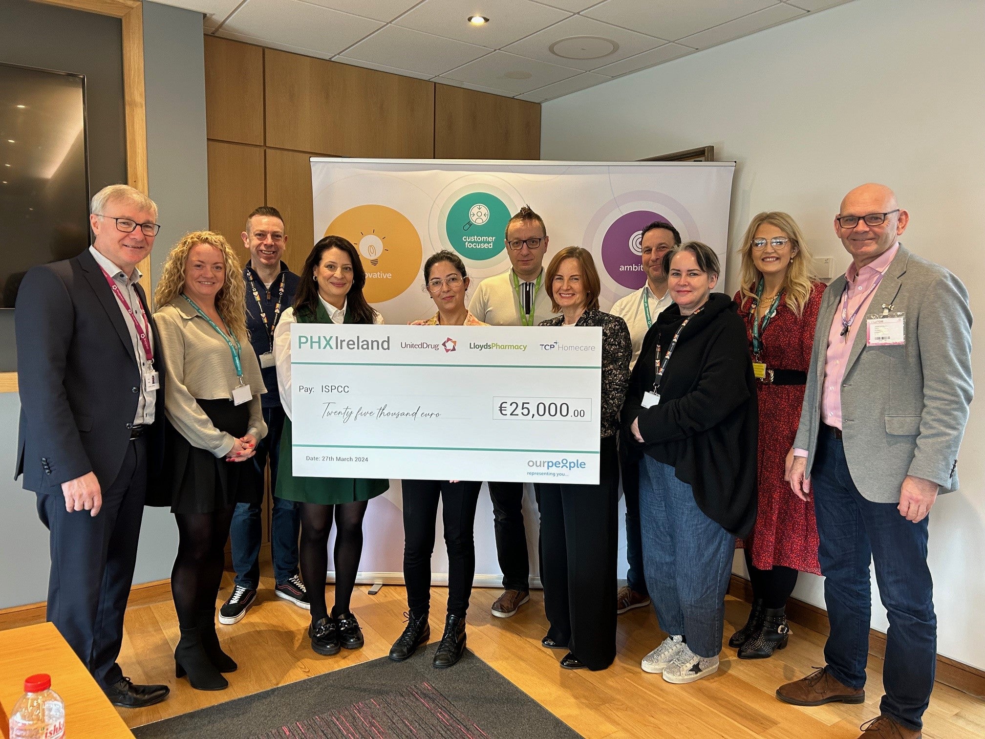 PHX Ireland raise €25,000 for ISPCC